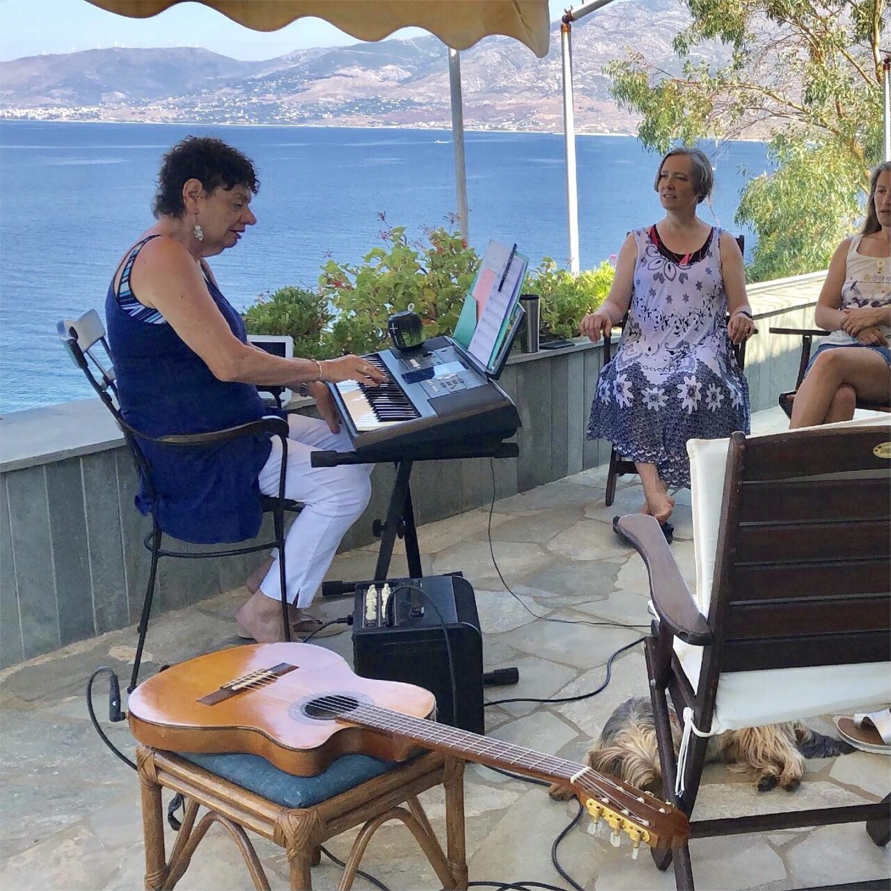 Sing For Jay Clayton Retreat in Greece | Kris Adams